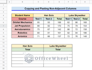 How to Copy and Paste Multiple Columns in Google Sheets