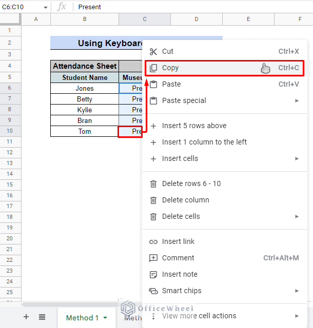  How To Copy And Paste Multiple Rows In Google Sheets 2 Ways 