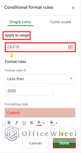 How to Copy Conditional Formatting to Other Cells in Google Sheets
