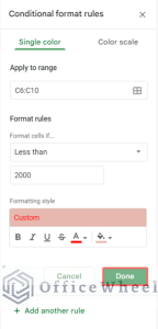 How to Copy Conditional Formatting to Other Cells in Google Sheets