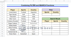 How to Create a Search Box in Google Sheets (4 Easy Methods)