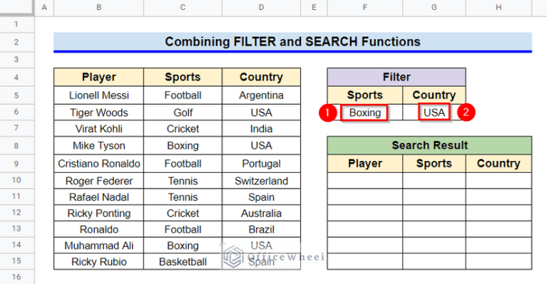 How to Create a Search Box in Google Sheets (4 Easy Methods)