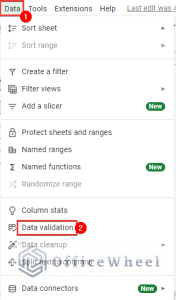 How to Edit Data Validation in Google Sheets (With Easy Steps)