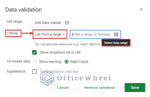 How to Edit Data Validation in Google Sheets (With Easy Steps)