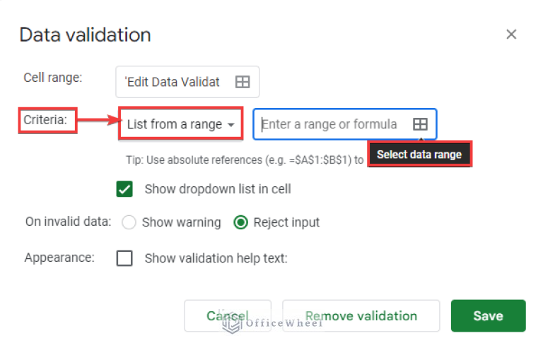 How To Edit Data Validation In Google Sheets With Easy Steps 