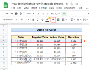 How to Highlight a Row in Google Sheets (3 Quick Methods)