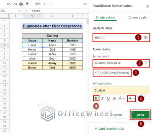 How to Highlight Duplicates for Multiple Columns in Google Sheets