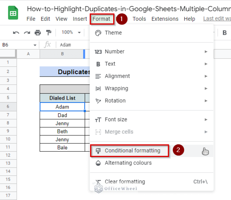 How to Highlight Duplicates for Multiple Columns in Google Sheets How to Highlight Duplicates for Multiple Columns in Google Sheets