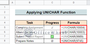 How to Insert Check Symbol in Google Sheets (8 Effective Ways)