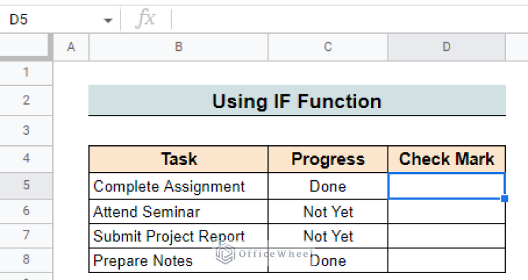 How to Insert Check Symbol in Google Sheets (8 Effective Ways)