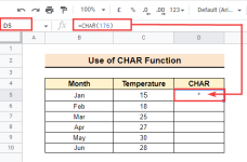 How to Insert Degree Symbol (°) in Google Sheets (4 Easy Ways)