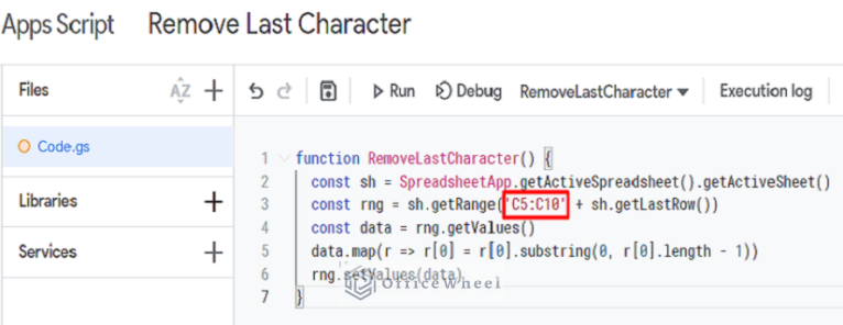 How to Remove Last Character from String in Google Sheets