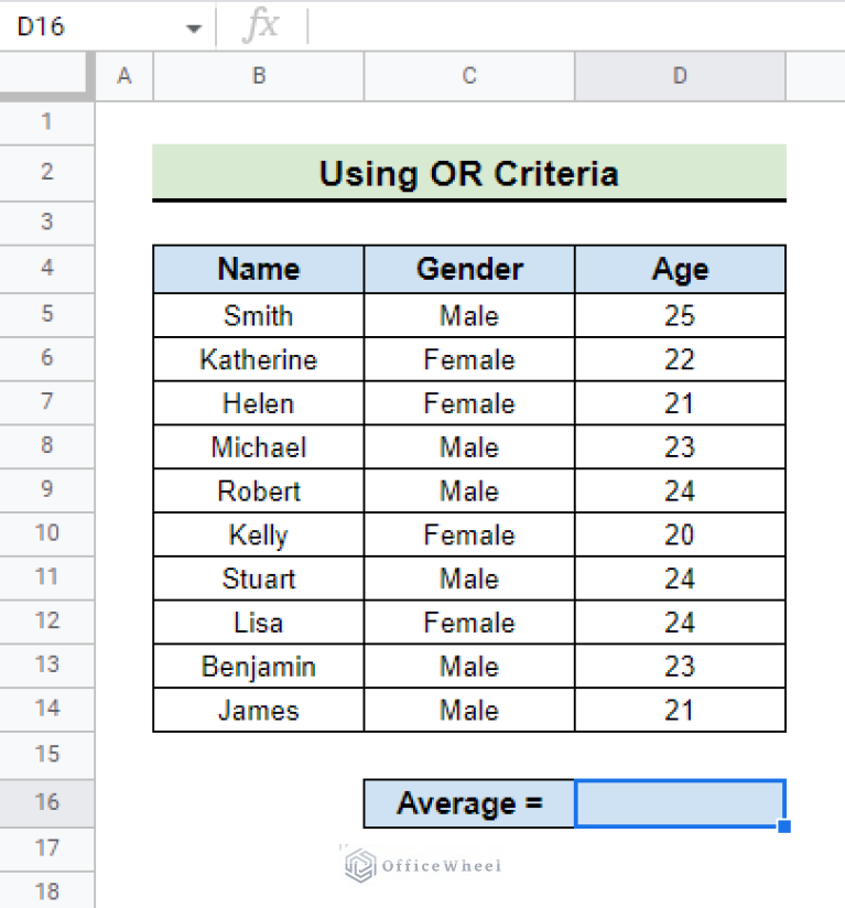 How to Use AVERAGEIFS Function in Google Sheets (4 Examples)