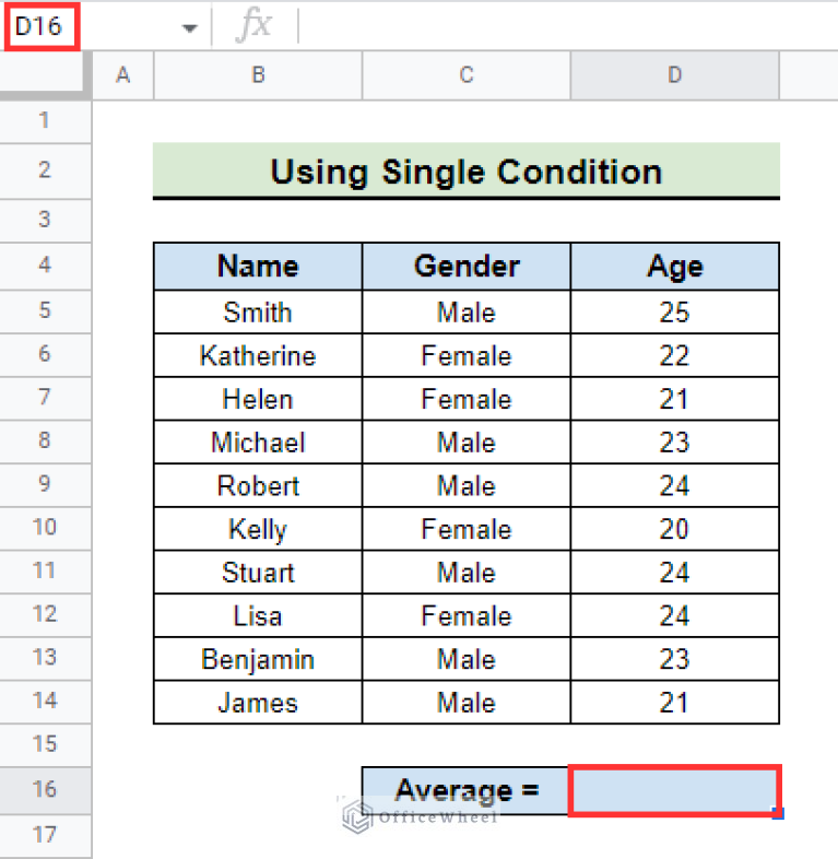 How to Use AVERAGEIFS Function in Google Sheets (4 Examples)