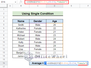 How to Use AVERAGEIFS Function in Google Sheets (4 Examples)