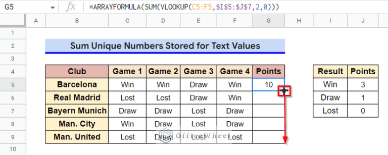 How to Use SUM Function in Google Sheets (6 Practical Examples)