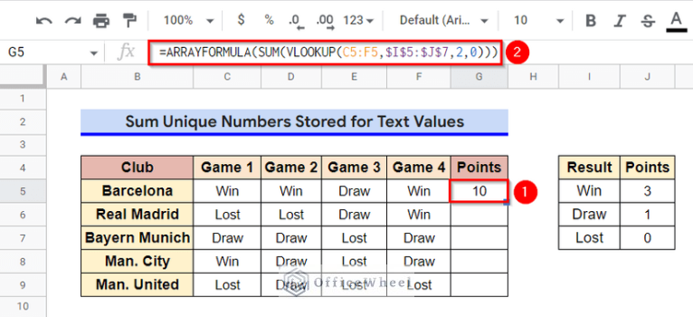 How to Use SUM Function in Google Sheets (6 Practical Examples)