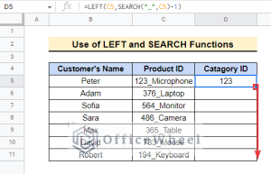 How to Use LEFT Function in Google Sheets (5 Suitable Examples)
