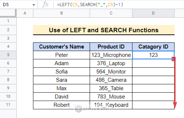 How to Use LEFT Function in Google Sheets (5 Suitable Examples)