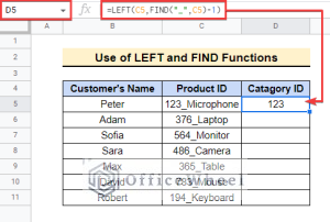How to Use LEFT Function in Google Sheets (5 Suitable Examples)
