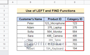 How to Use LEFT Function in Google Sheets (5 Suitable Examples)