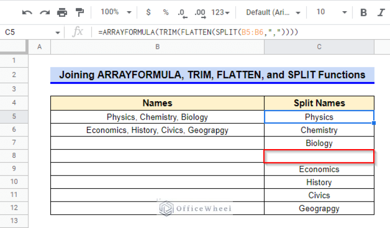 How to Use TRIM Function in Google Sheets (4 Easy Examples)