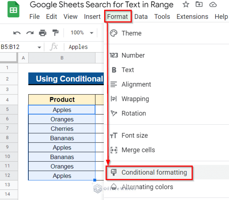 How to Search for Text in Range in Google Sheets (4 Simple Ways)