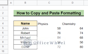 How to Copy and Paste Formatting in Google Sheets (5 Ways)