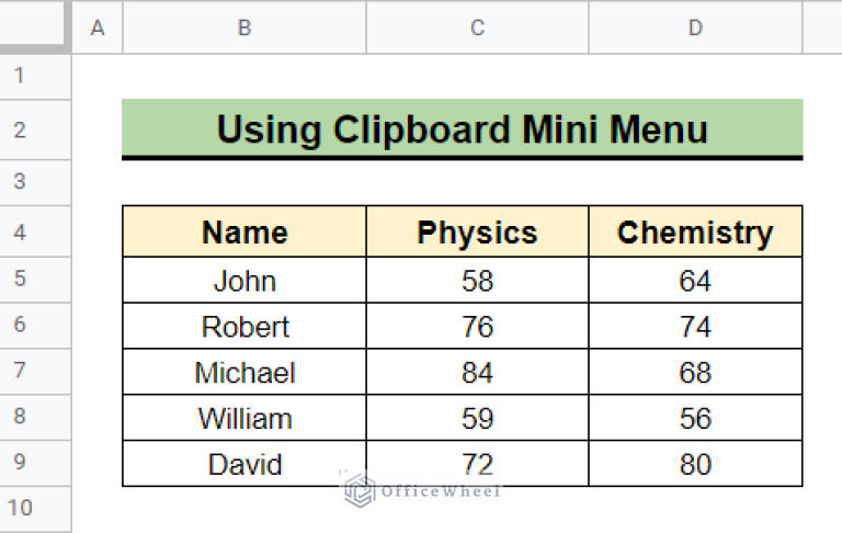 How to Copy and Paste Formatting in Google Sheets (5 Ways)