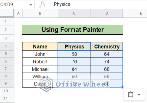 How to Copy and Paste Formatting in Google Sheets (5 Ways)