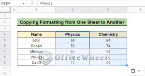 How to Copy and Paste Formatting in Google Sheets (5 Ways)