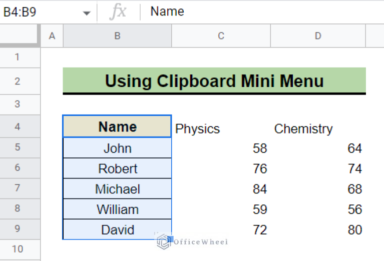 How to Copy and Paste Formatting in Google Sheets (5 Ways)