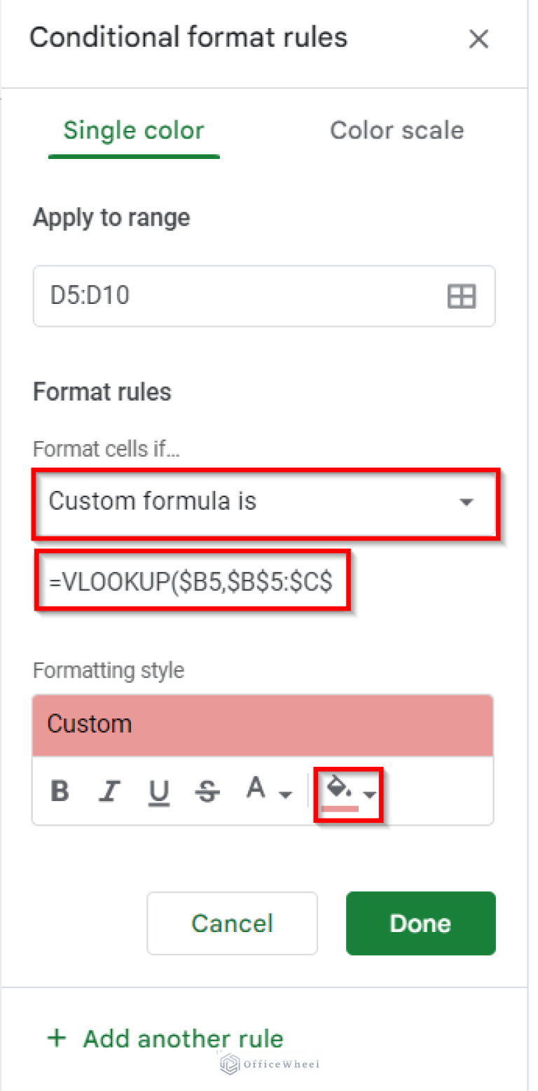 How to Use VLOOKUP for Conditional Formatting in Google Sheets