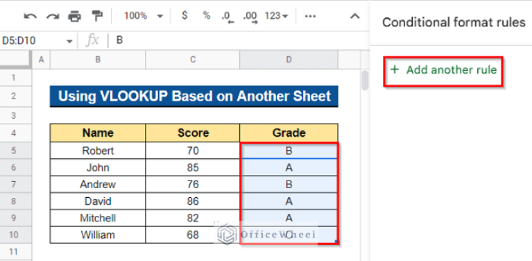 How to Use VLOOKUP for Conditional Formatting in Google Sheets