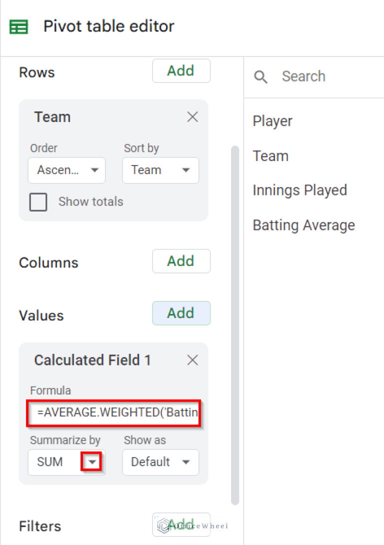 How to Calculate Weighted Average Using IF Function in Google Sheets