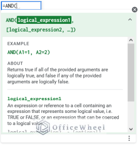 How to Use AND Function in Google Sheets (4 Useful Examples)