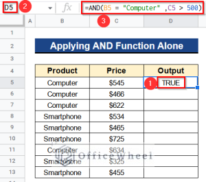 How to Use AND Function in Google Sheets (4 Useful Examples)