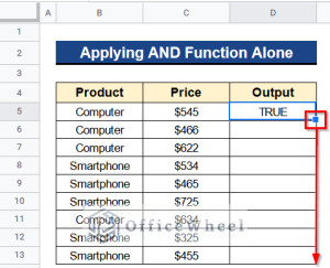How to Use AND Function in Google Sheets (4 Useful Examples)