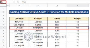 How to Use ARRAYFORMULA with IF Function in Google Sheets
