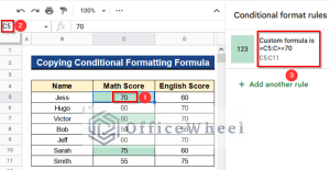 Google Sheets Copy Conditional Formatting but Change Reference Cell