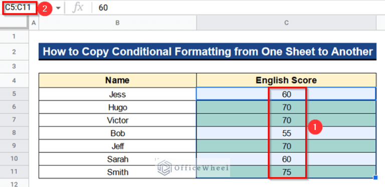 Google Sheets Copy Conditional Formatting but Change Reference Cell