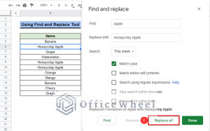 How to Find and Replace Multiple Values in Google Sheets