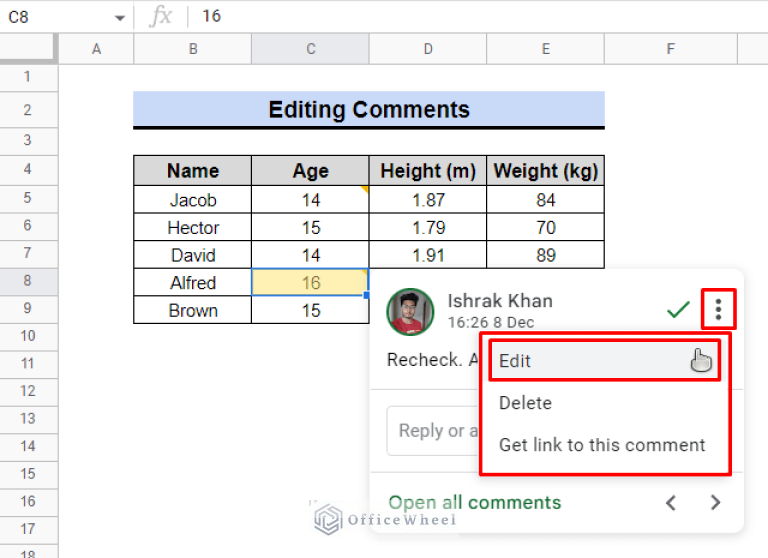 How to Delete Comment in Google Sheets (2 Possible Ways) How to Delete Comment in Google Sheets (2 Possible Ways)