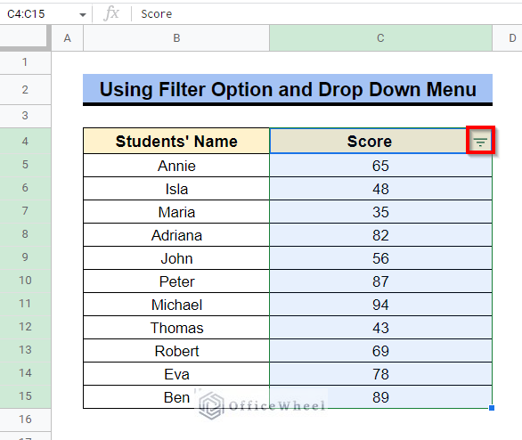 Google Sheets Count Cells Between Two Numbers With COUNTIF Function