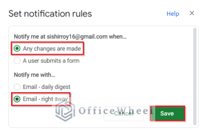 How to Set Up Custom Notifications in Google Sheets (2 Ways)