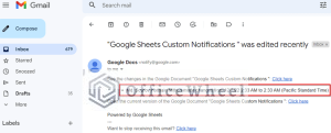 How to Set Up Custom Notifications in Google Sheets (2 Ways)