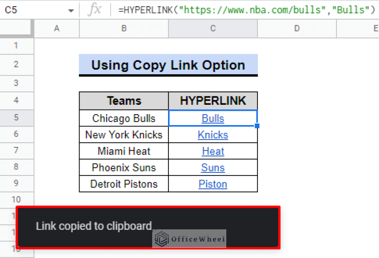 How to Get Hyperlink from Cell in Google Sheets (4 Quick Tricks)