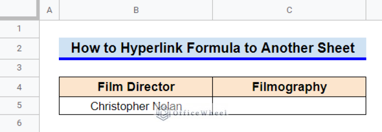 How to Hyperlink Data to Another Sheet with Formula in Google Sheets