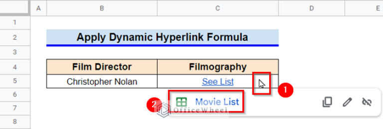 How to Hyperlink Data to Another Sheet with Formula in Google Sheets