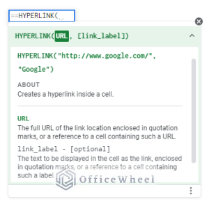 How to Use HYPERLINK Function in Google Sheets (2 Ways)